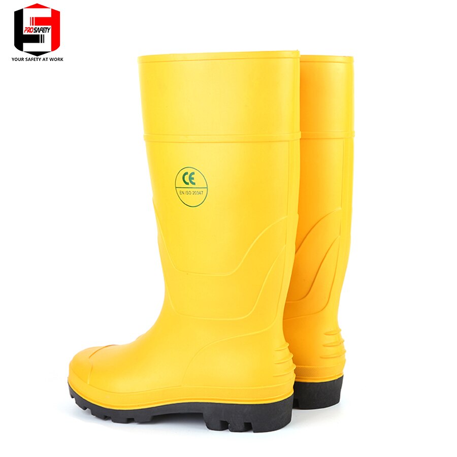 PRO SAFETY Rubber Rain Boots Water Garden Shoes Ch... – Vicedeal
