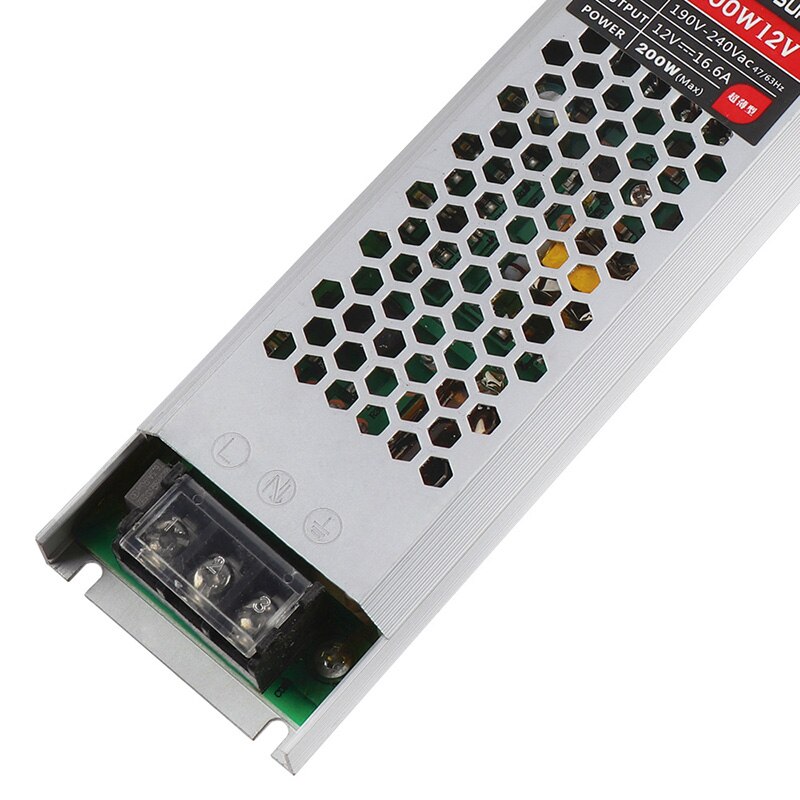 Ultra dunne 12V Voeding 60W 100W 150W 200W 300W Ve... – Grandado