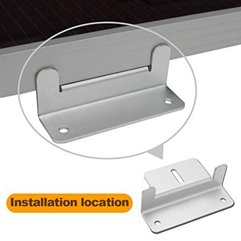 8Pcs Solar Panel Mounting Z Brackets with Nuts and... – Grandado