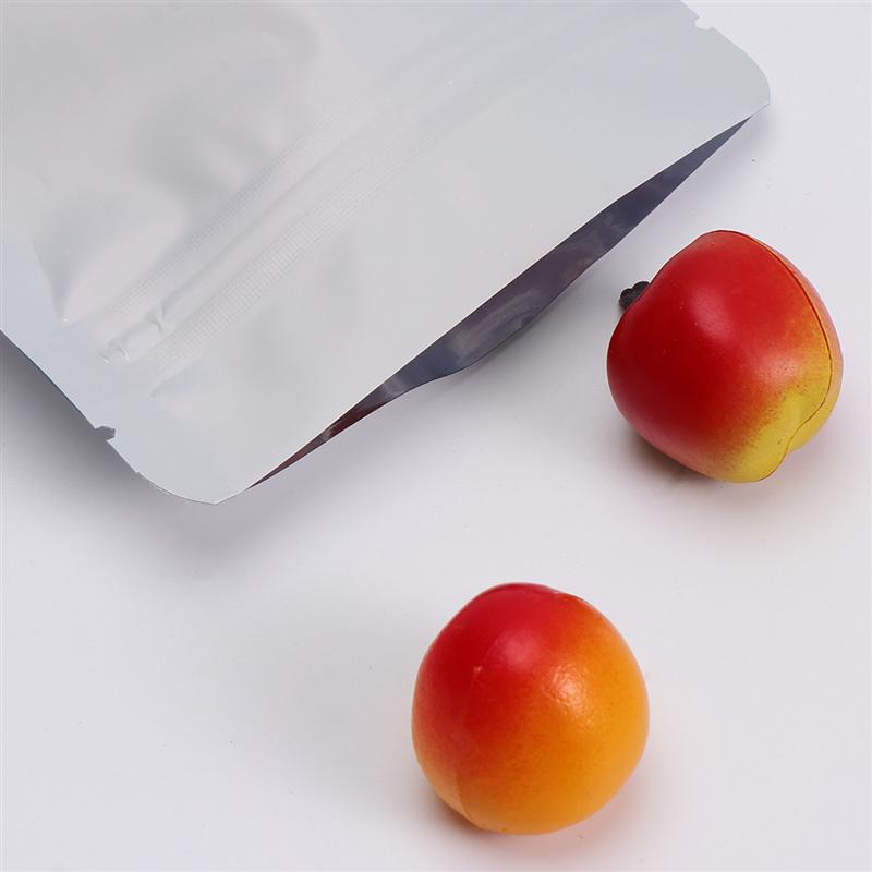 100pcs Aluminized Reclosable Zip Bags with Clear W... – Grandado