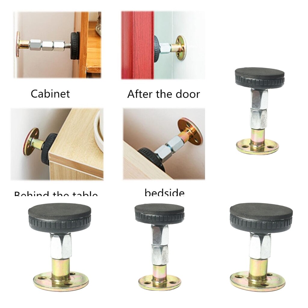 4 Piece Thread Bed Frame Anti-Shake Fixed Bed Head... – Grandado