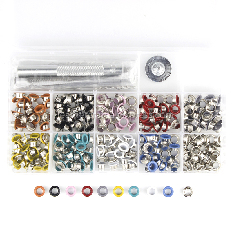 300pcs 6mm Colored Eyelets with Washers & Tool... – Vicedeal