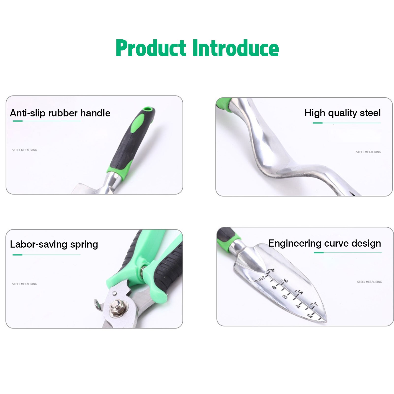 9 Piece Garden Cultivation Tool Set Gardening Set ... – Grandado