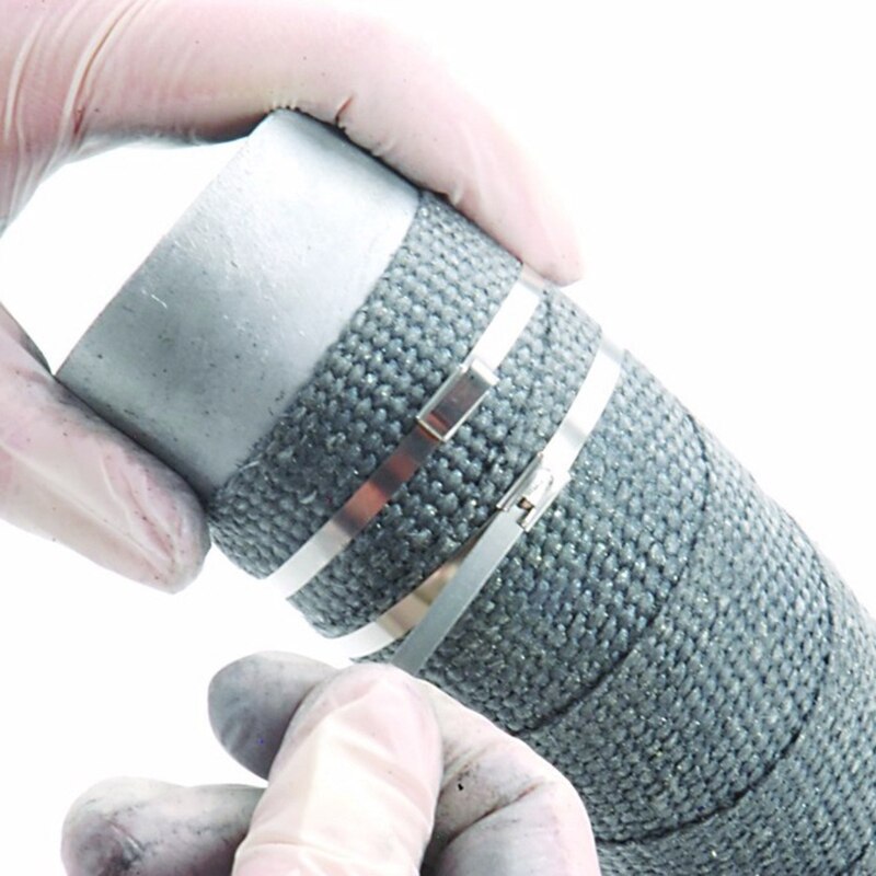50Pcs 4.6X300Mm Stainless Steel Exhaust Pipe Wrap ... – Vicedeal