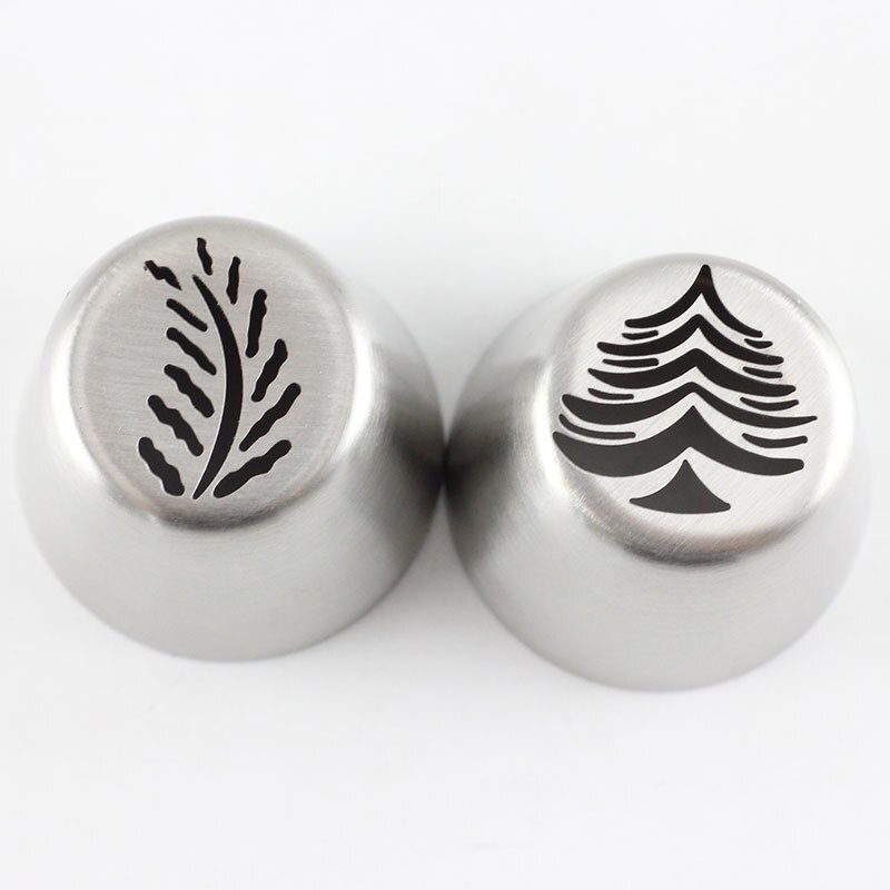 2Pcs Piping Icing Christmas Tree Russian Tips Past... – Grandado