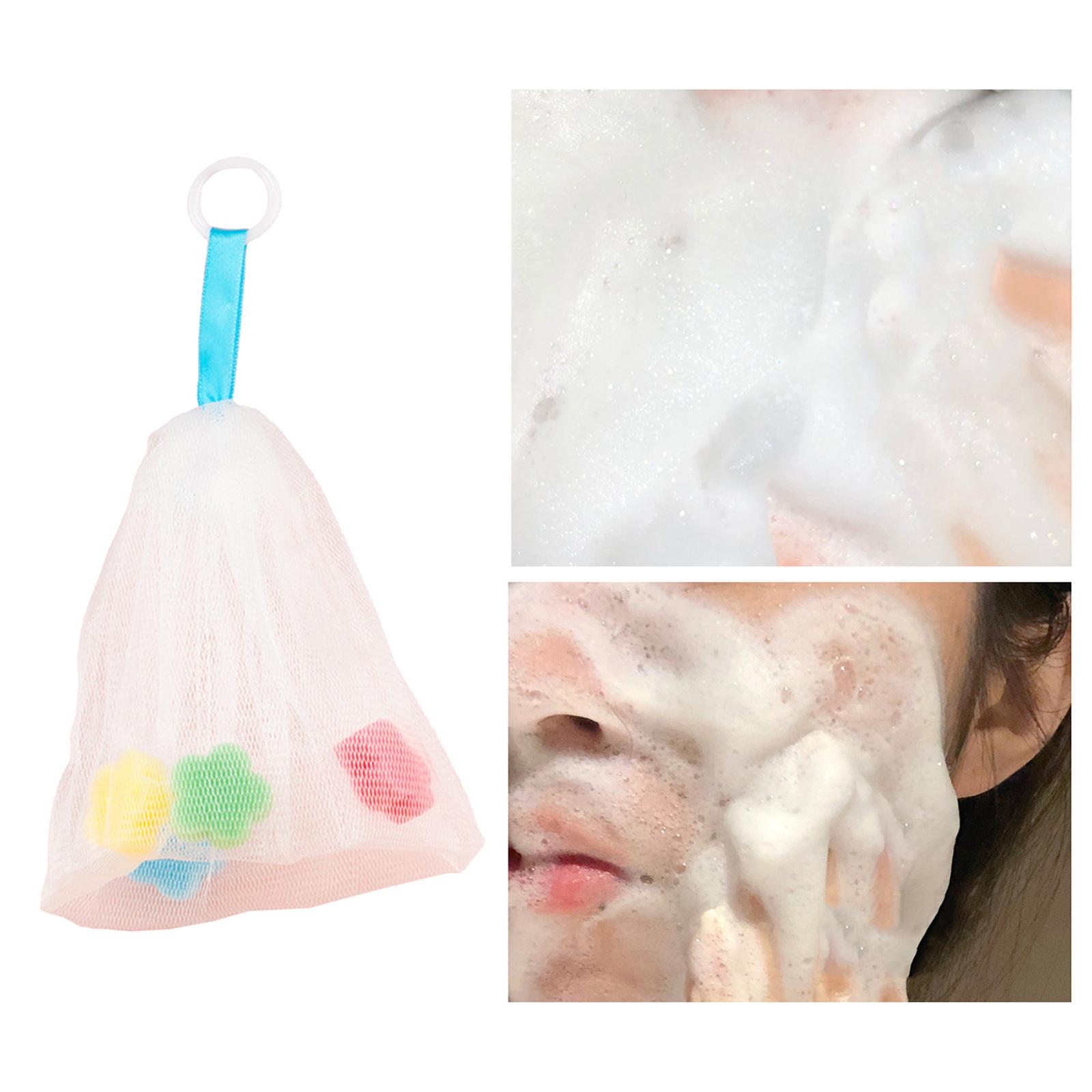 Bubble Soap Foaming Net Soap Saver Pouch Face Wash... – Grandado