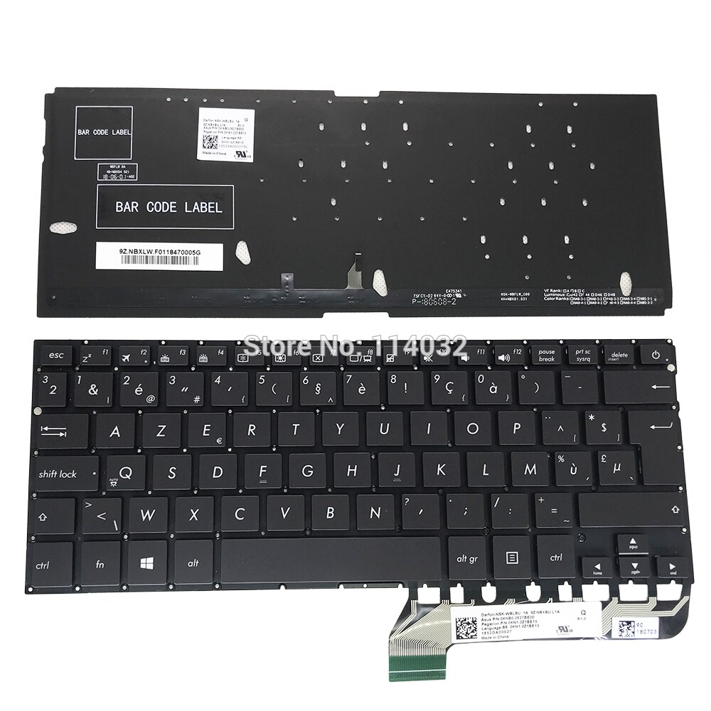 Vervanging Toetsenborden UX430 Verlicht Toetsenbor... – Grandado