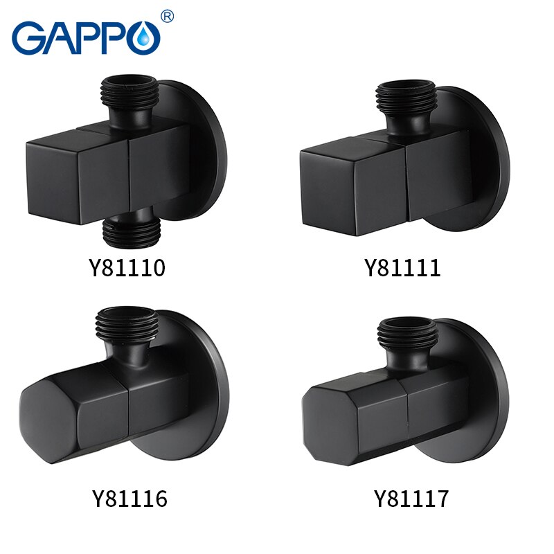 GAPPO Angle valve black Bathroom Filling Valves br... – Vicedeal