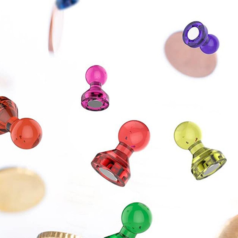 Push Pin Magnets, Fridge Magnets,7 Assorted Color ... – Grandado