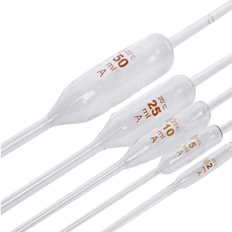 Laboratory single standard large belly glass pipet... – Vicedeal