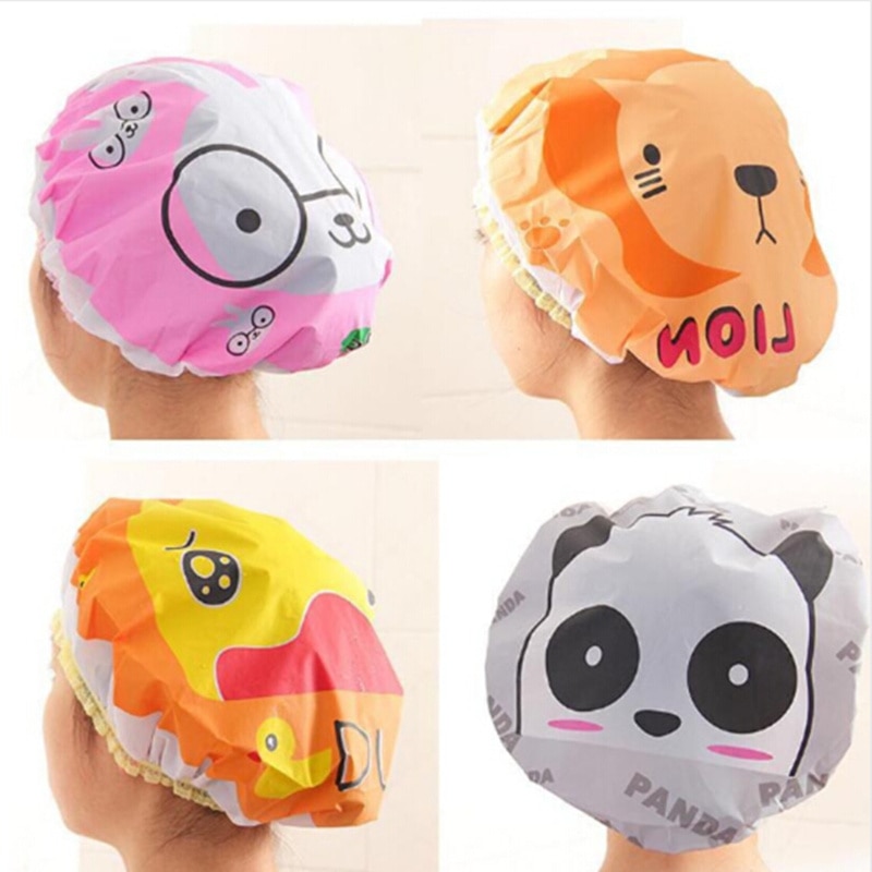 Plastic Douche Caps Cartoon Waterdichte Bad Protec... – Grandado