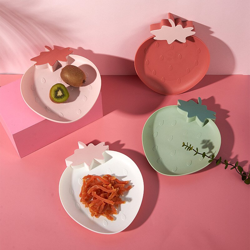Home Fruit Cute Fruit Plate Divided Grid Dried Fru... – Grandado