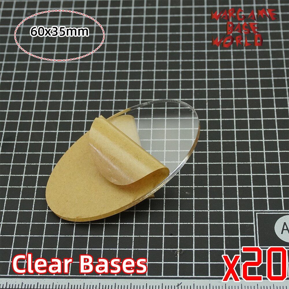TRANSPARENT / CLEAR BASES for Miniatures - wargame... – Grandado