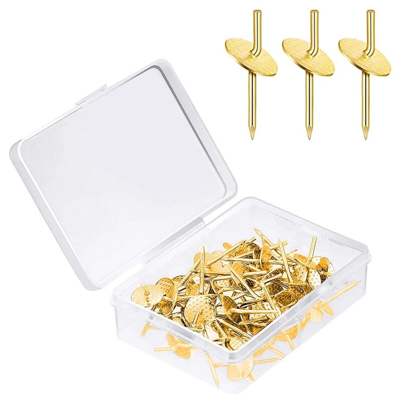 80 Pieces Golden One Step Hangers 20 Lbs Plaster P... – Grandado