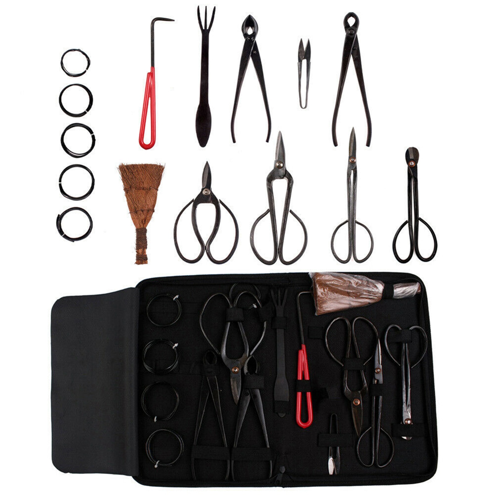 Garden Bonsai Tool Set 15pcs Carbon Steel Kit Cutt... – Grandado