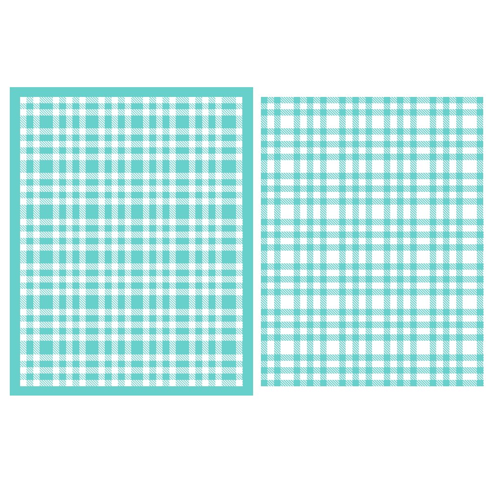 Plaid Pattern DIY Silk Screen Stencil Self-Adhesiv... – Grandado