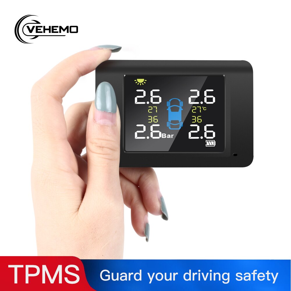 Vehemo Bandenspanning Monitoring Auto 4 Stuks Sens... – Grandado