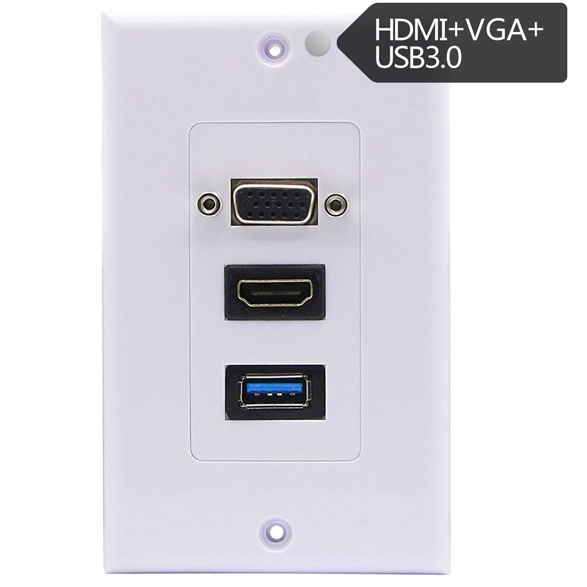 Hdmi Vga USB3.0 Wandplaat Composiet Jack Outlet Wa... – Vicedeal