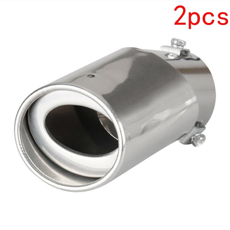 1Pc/2Pcs Auto Uitlaatpijp Chrome Auto Roestvrij St... – Grandado