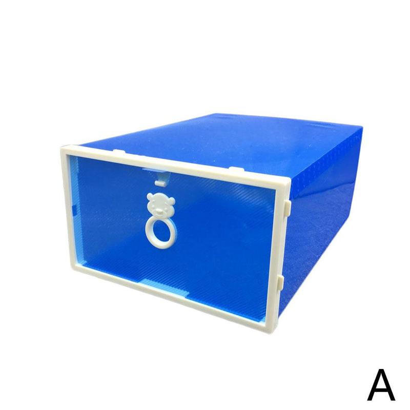 Fold Plastic Shoes Box Case Thickened Transparent ... – Grandado