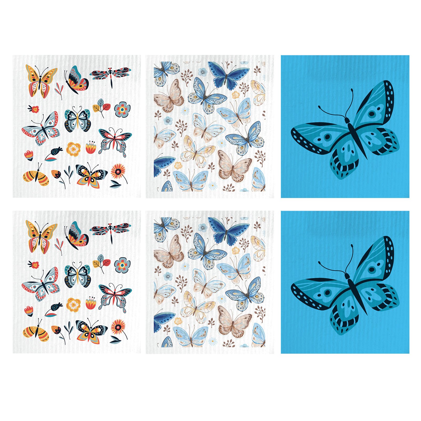 6Pcs Butterfly Dish Towels Kitchen Anti-Grease Wip... – Vicedeal