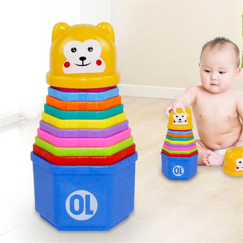 0-2 Years Folding Infant Toddler Snack Cup Tower F... – Grandado