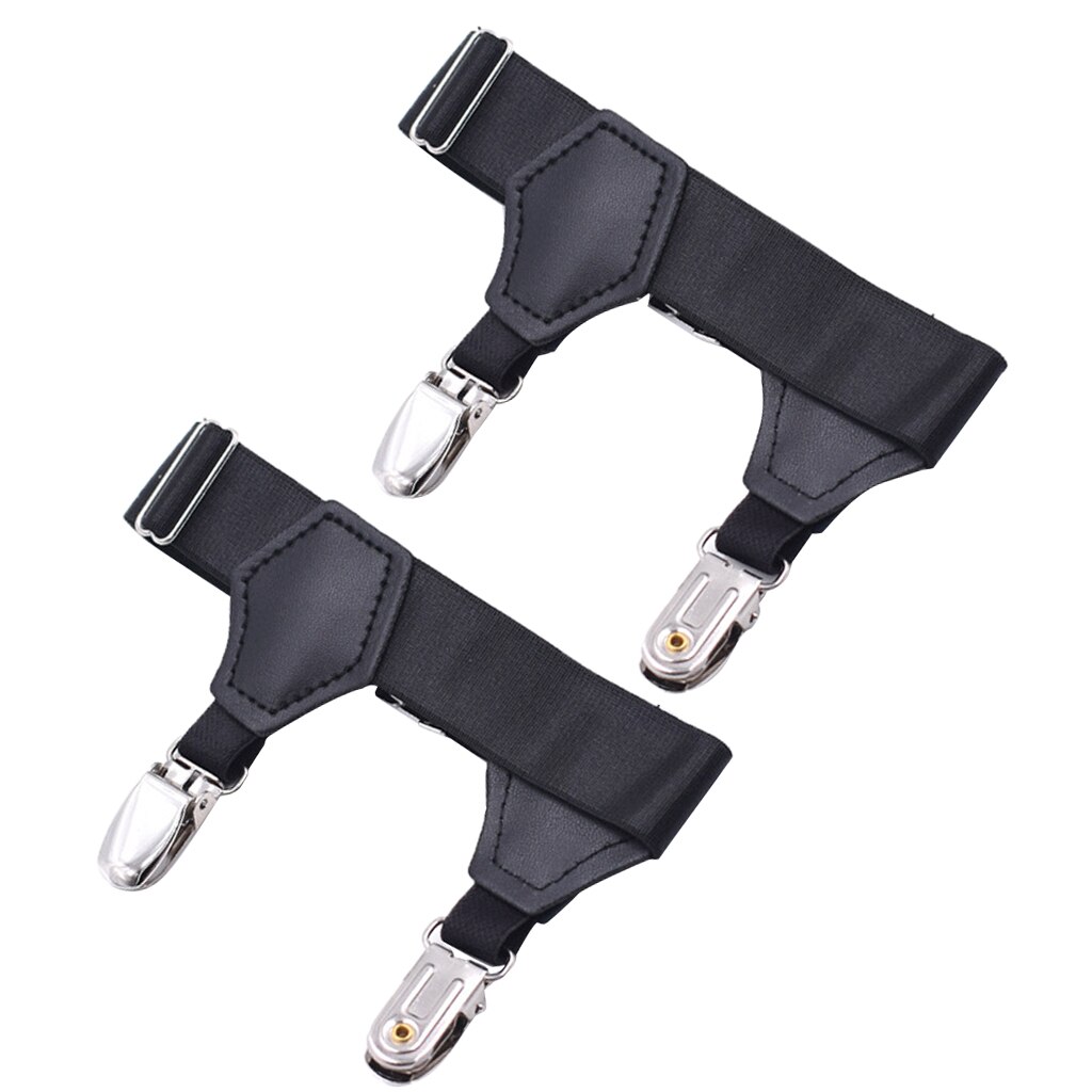 1 Pair Men's Double Sturdy Clip Sock Suspender Gar... – Vicedeal