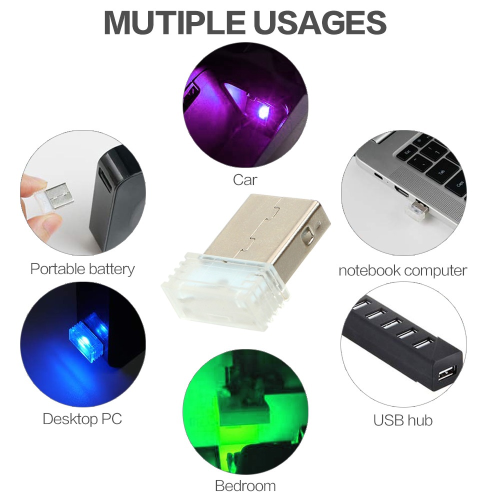 Universal Mini Atmosphere Lights Romantic USB Led ... – Grandado
