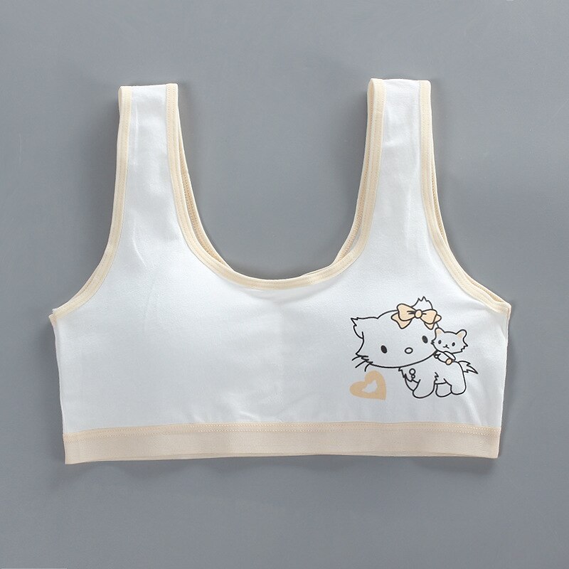 cotton girl vest style bra development students wi... – Vicedeal