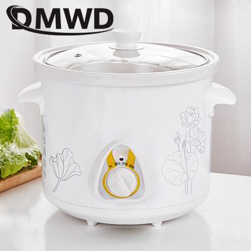 Dmwd 1.5L Elektrische Mini Slow Cooker Stoofpot So... – Vicedeal