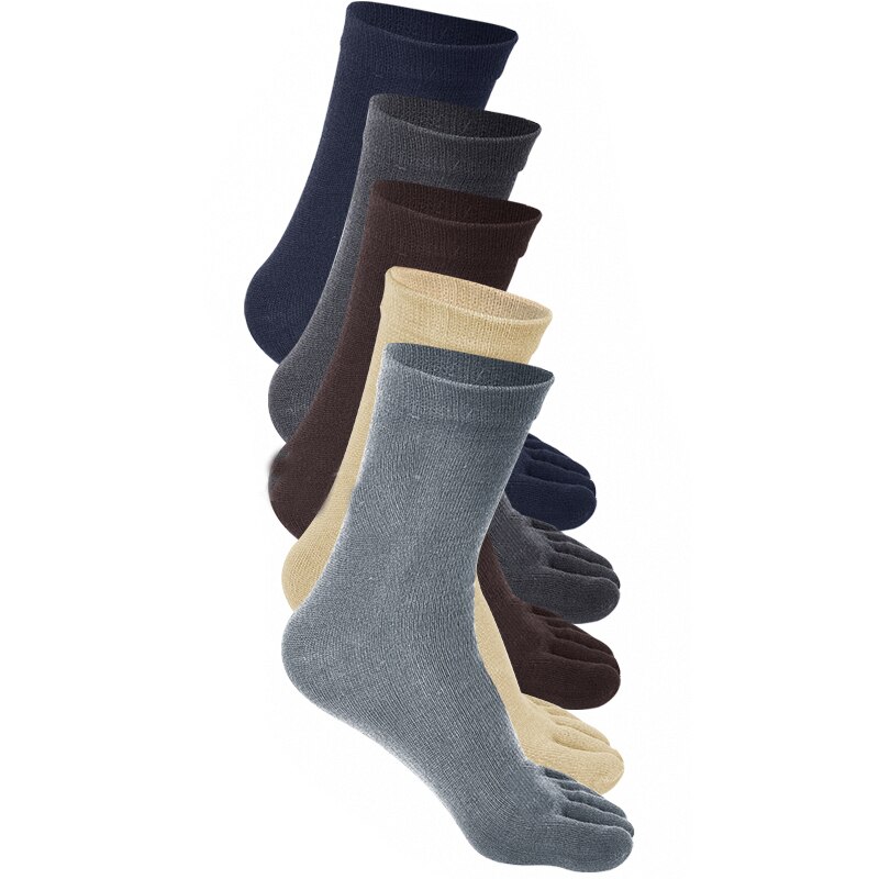 Soft Five Toes Separated Cotton Socks for Men Brea... – Grandado