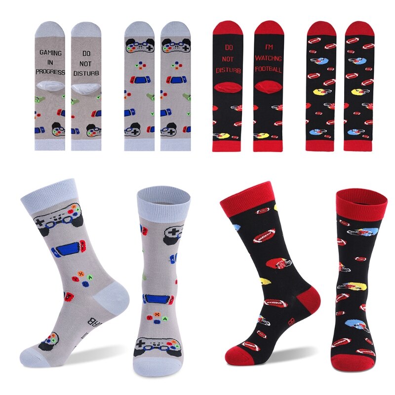 Unisex Novelty Funny Saying Crew Socks Do Not Dist... – Grandado