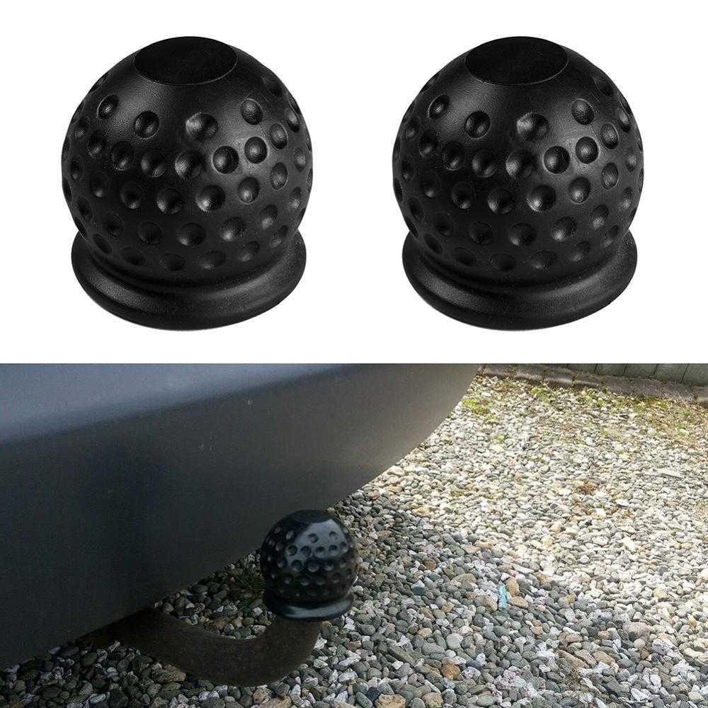 Svart 50mm bil dragkrok dragkula plastlock dragkul... – Grandado