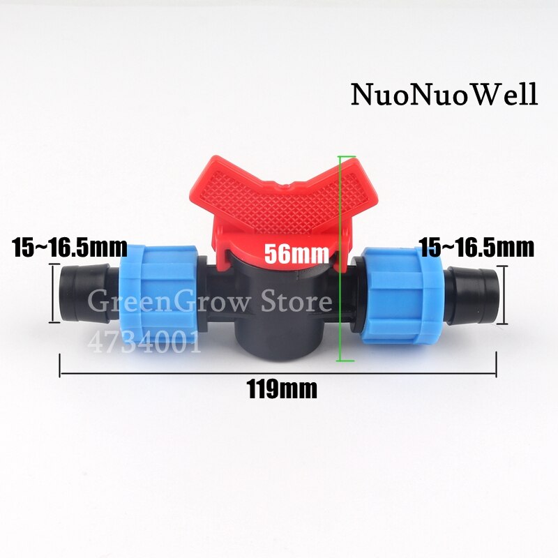 2 stk / mye blå 16mm drypp teip ventil vanning sys... – Grandado