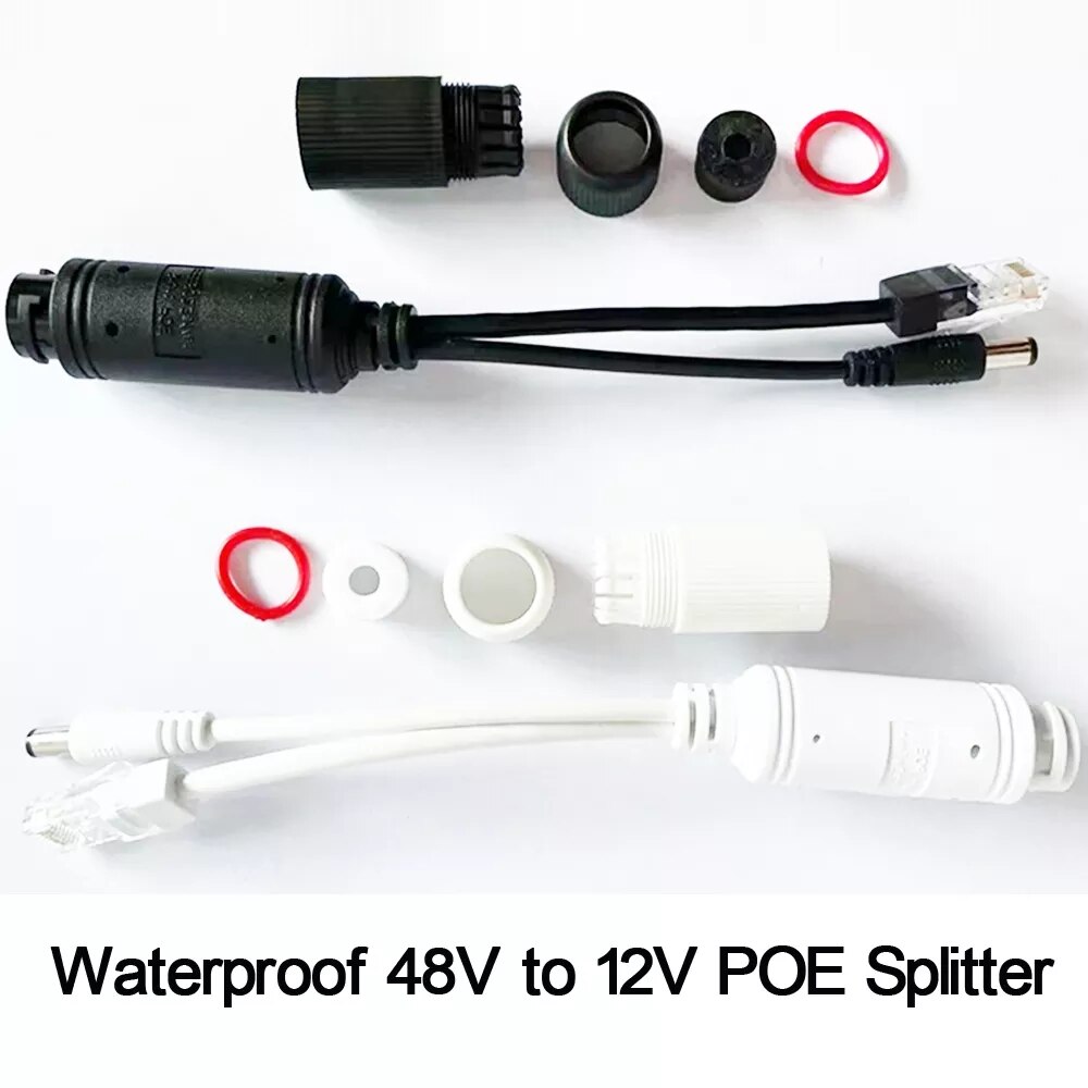 5pcs/bag 48V to 12V IP68 Waterproof Active PoE Spl... – Grandado