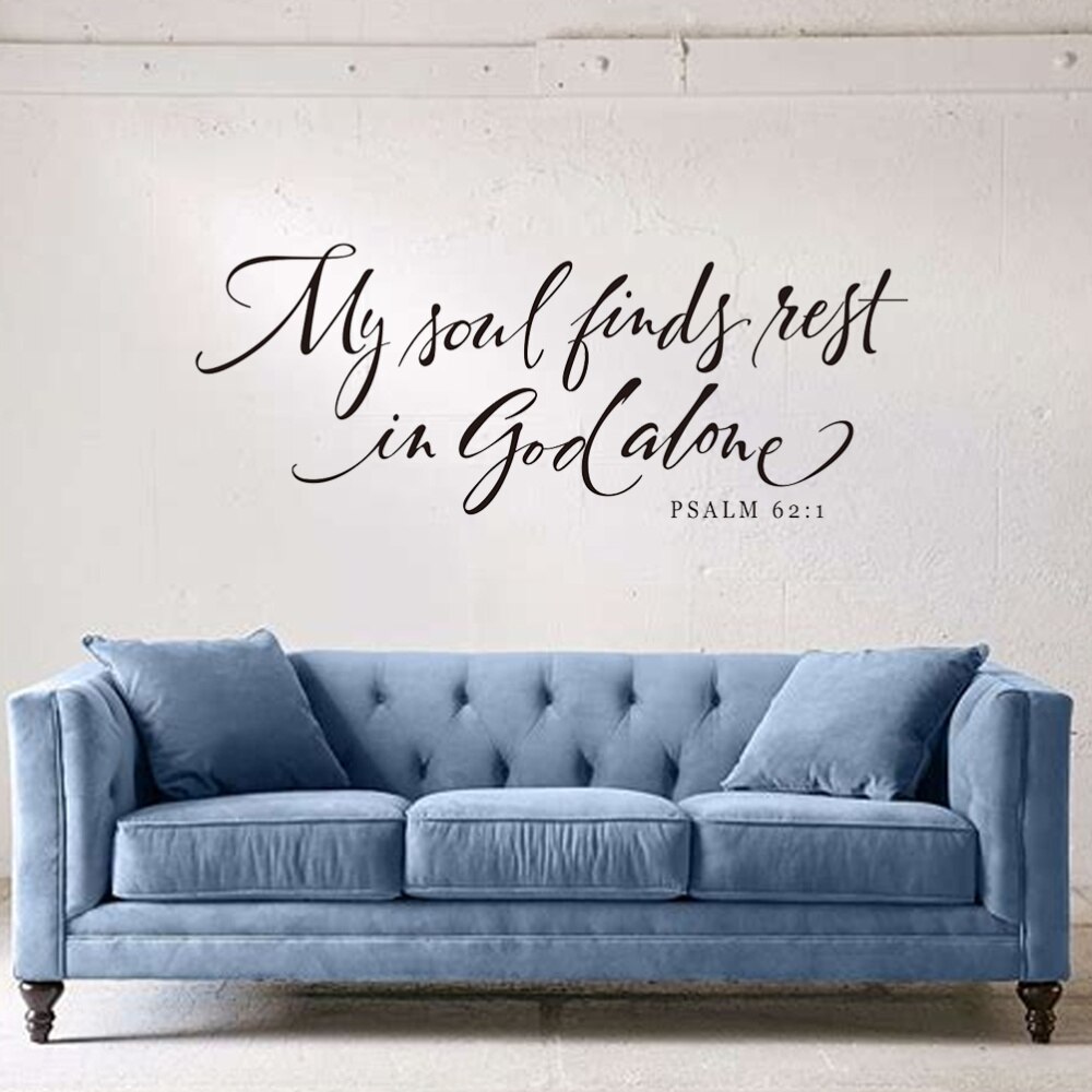 1PC DIY Bible Verse Christian Peel and Stick Vinyl... – Grandado