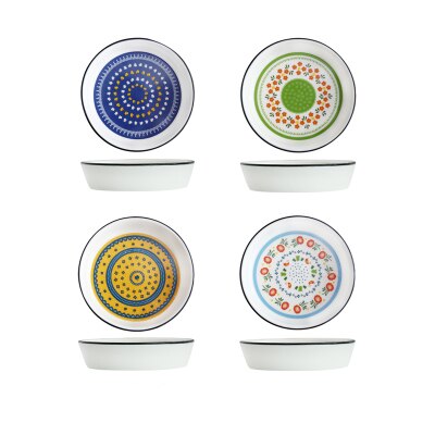 4Pcs Ceramic Bowls Small Appetizer Serving Dishes ... – Grandado