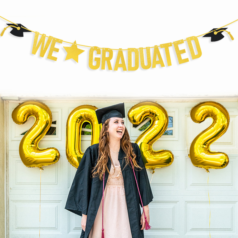 1Set Happy Graduation Banner Garland For Gratuatio... – Grandado