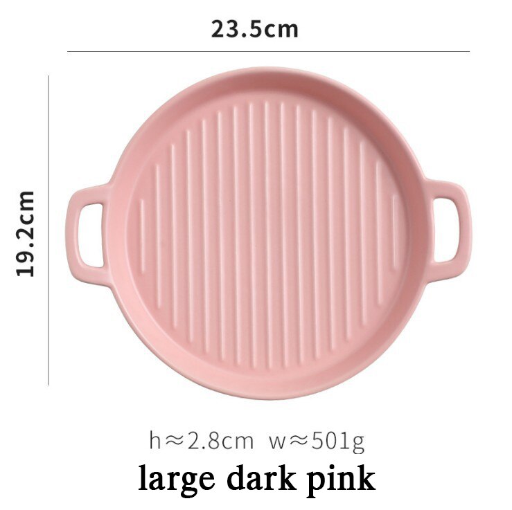 6 Colors Plates Dinnerware 2 Sizes Plates for Food... – Grandado