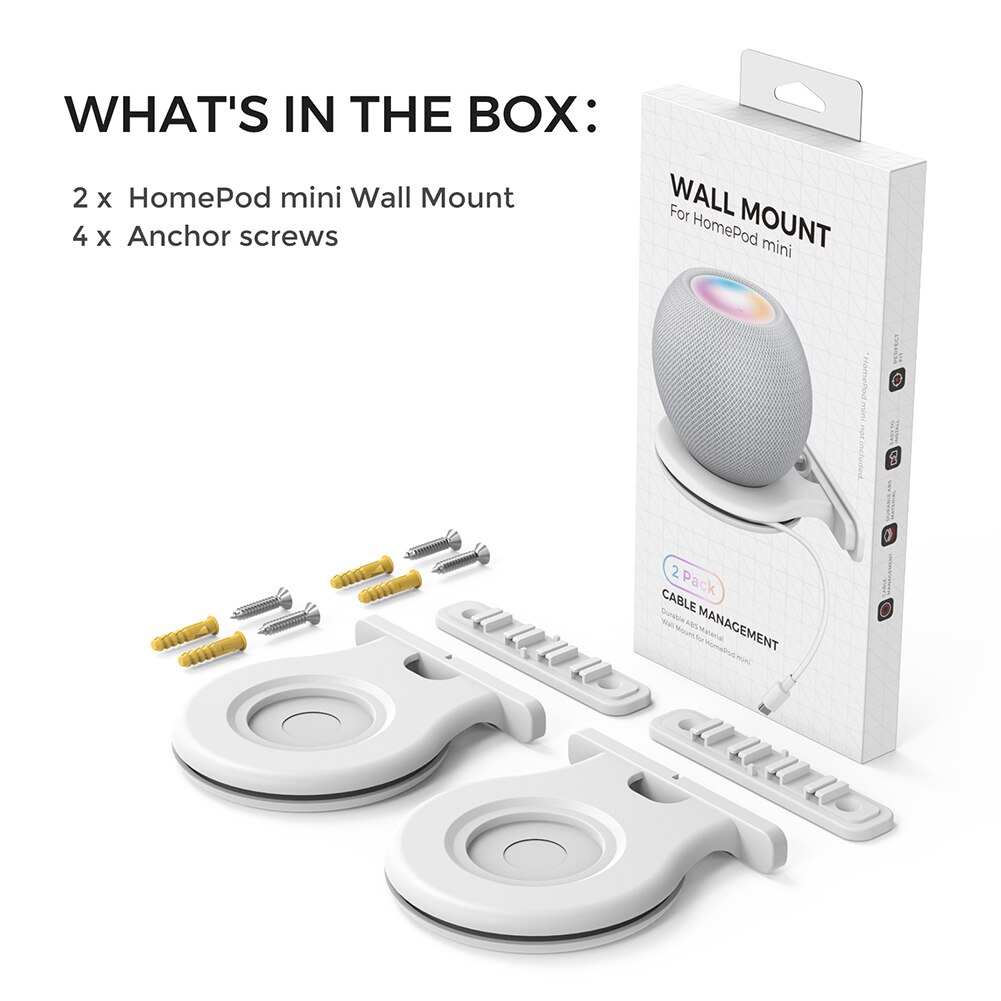 Voor Homepod Mini Wall Mount Stand Hange Ruimtebes... – Vicedeal