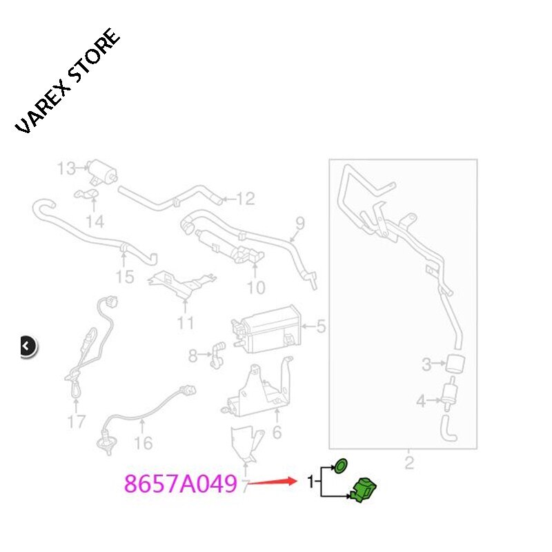 Carbon Klep Voor Outlander Sport. Lancer. 2.4L, -1... – Grandado