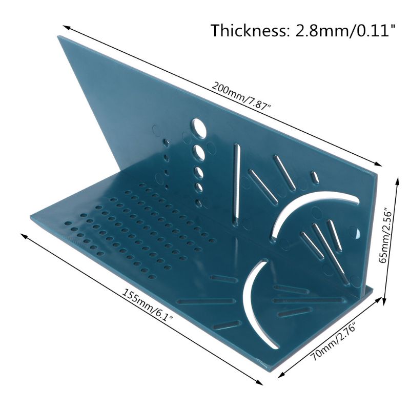 Woodworking 3D 90 Degrees Square Gauge Angle Protr... – Grandado
