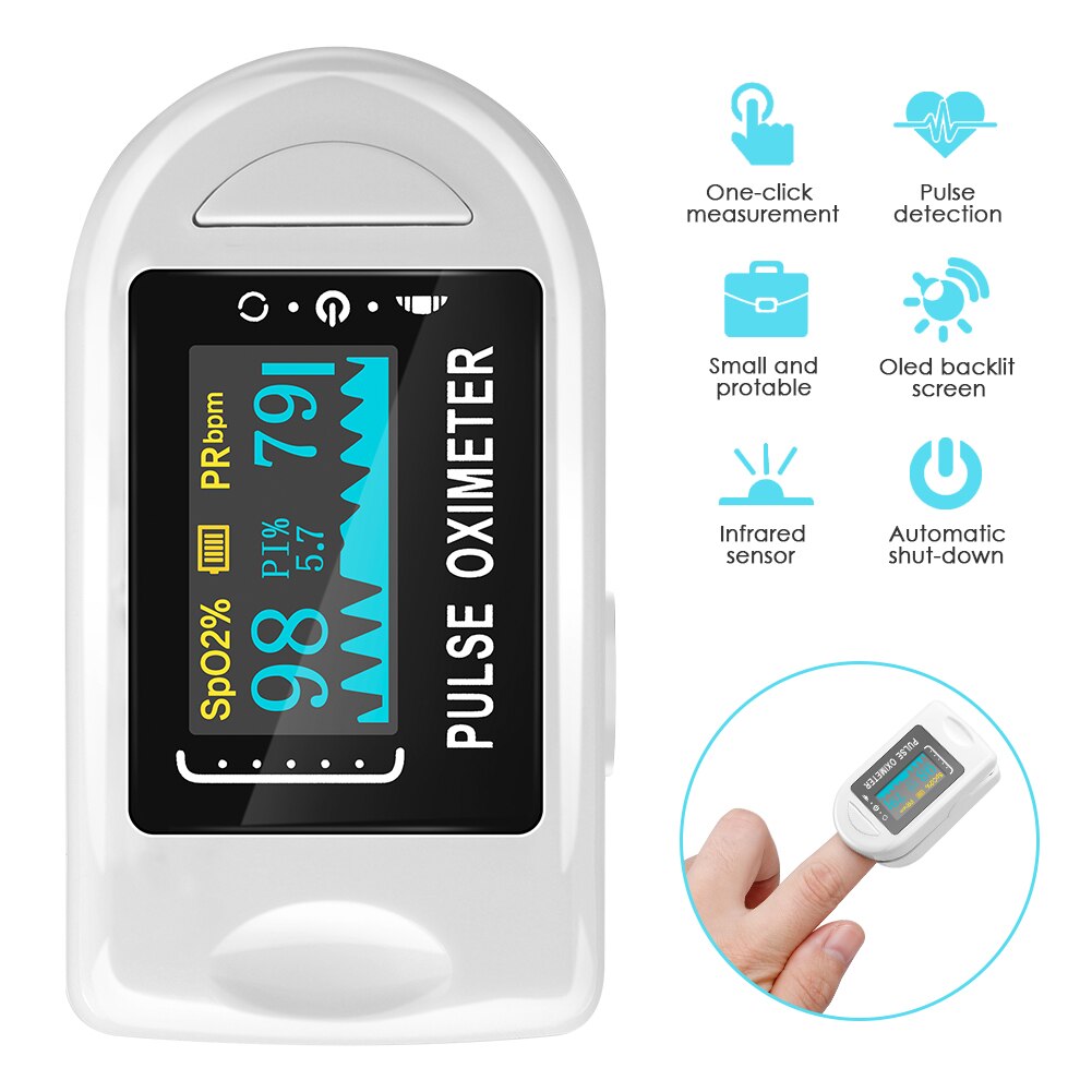 Digital Pulse Oximeter Fingertip Pulse Oximeter Ox... – Vicedeal