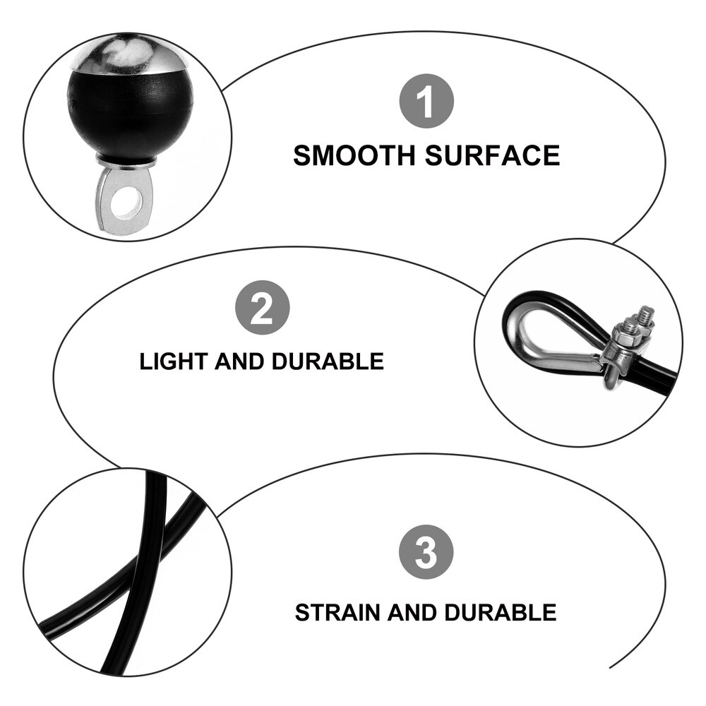 1 Set DIY Gym Wire Rope Accessories Adjustable Fit... – Vicedeal
