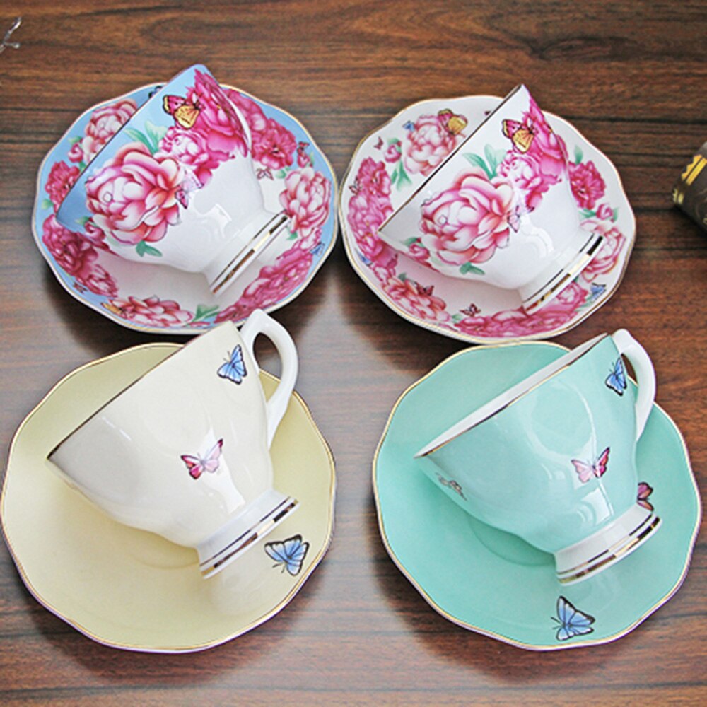 Knochen Porzellan Kaffee Tassen Vintage Keramik Ta... – Vicedeal