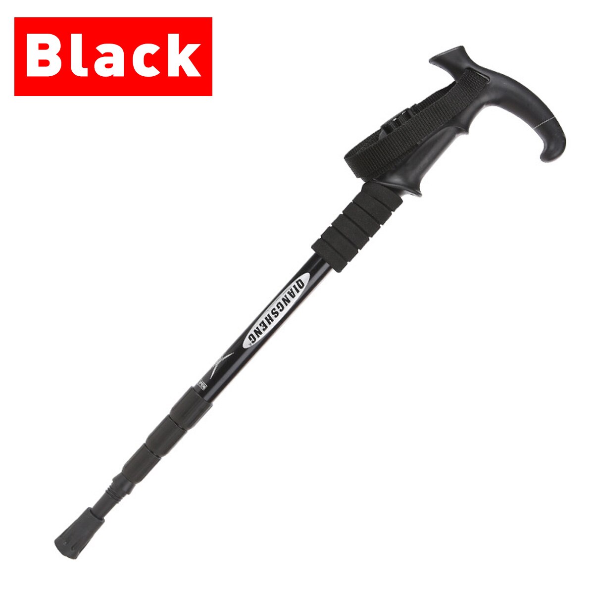 T-handle Walking Stick Telescopic Baton Hiking Tre... – Vicedeal