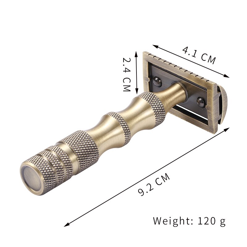 Double Edge Safety Razor Short Handle Classic Meta... – Vicedeal