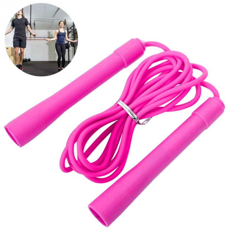 With Handle PVC Rubber Jump Rope Fitness Equipment... – Vicedeal