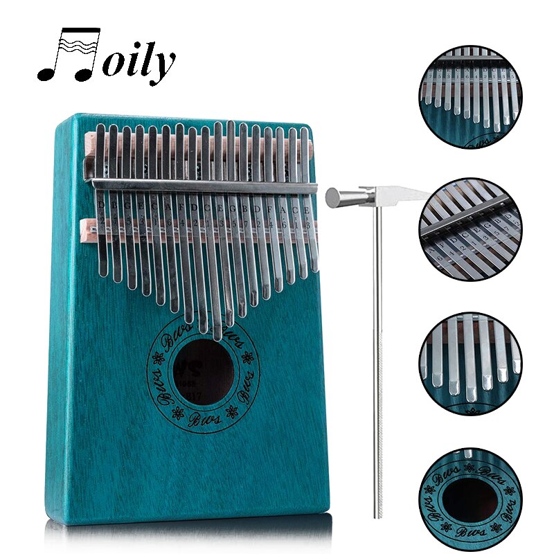 17 Key Kalimba Vinger Duim Piano Muziekinstrumente... – Grandado