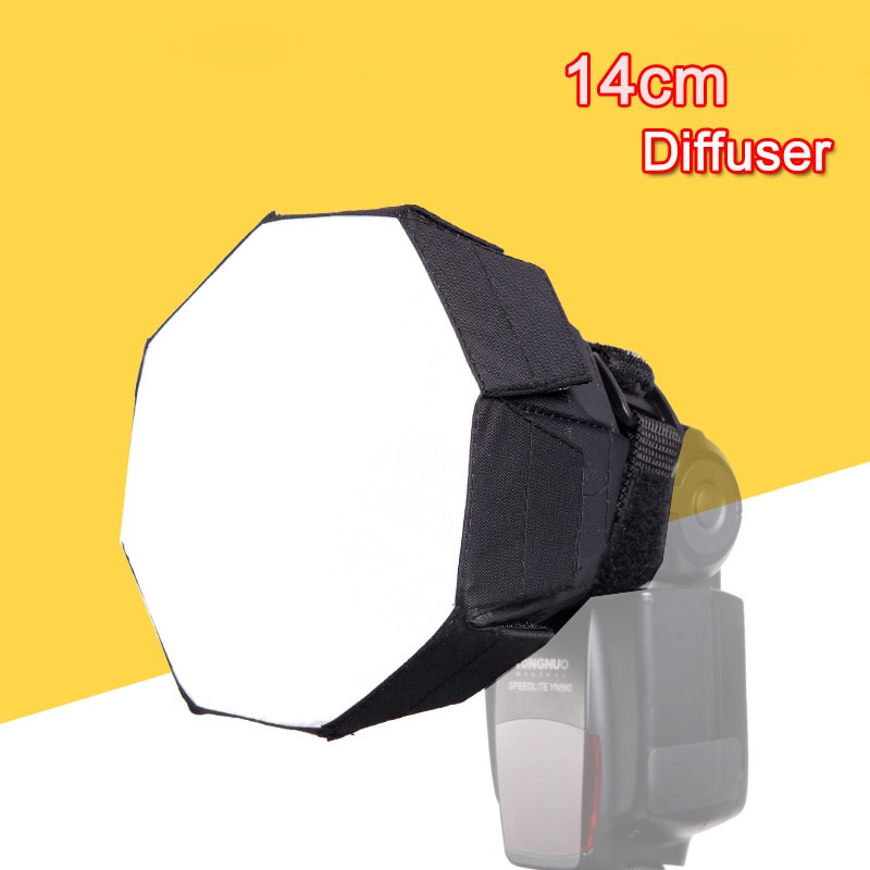 Universal 14cm octagon flash softbox diffuser för ... – Grandado